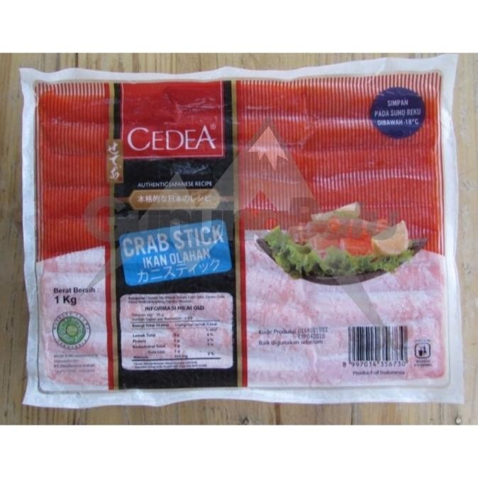 Jual Produk Baru!! Cedea Crab Stick 1 Kg (Stick Ikan Rasa Kepiting ...