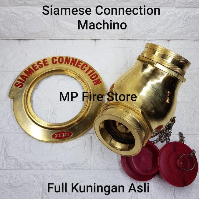 Jual Promo Siamese Connection ZEKI 4 x 2.5 x 2.5 Machino Pemadam Fire ...
