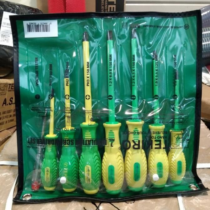 Jual Produk Baru!! TEKIRO Insulation Screwdriver Set 7pcs / Obeng ...