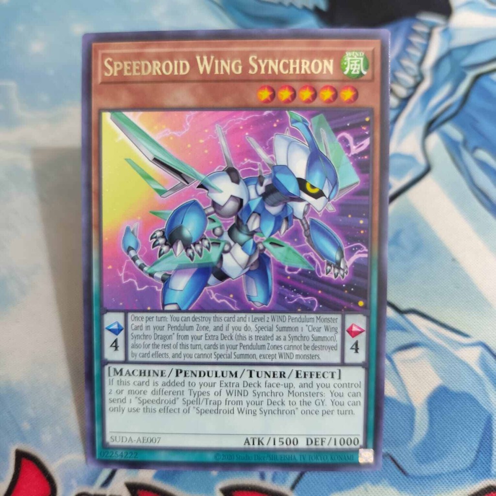 Jual yugioh AE speedroid wing synchron SUDA-AE007 R original | Shopee Indonesia
