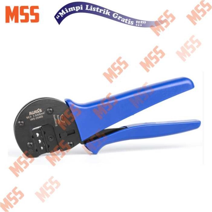 Jual IWISS TANG CRIMPING SOLAR PV CONNECTOR KABEL MC4 "NEW HEAVY DUTY ...