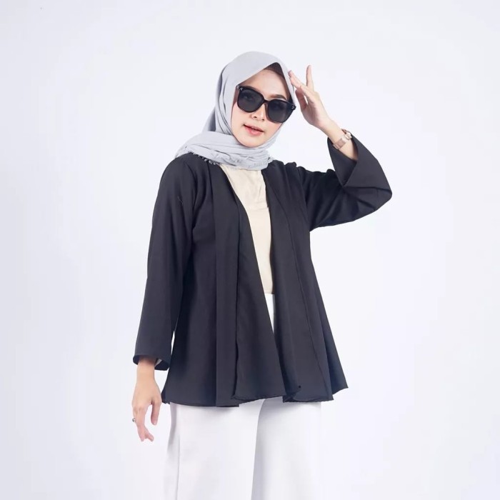Jual Junfery Outer Premium Lady Zara Outer Polos Harga Promo | Shopee ...