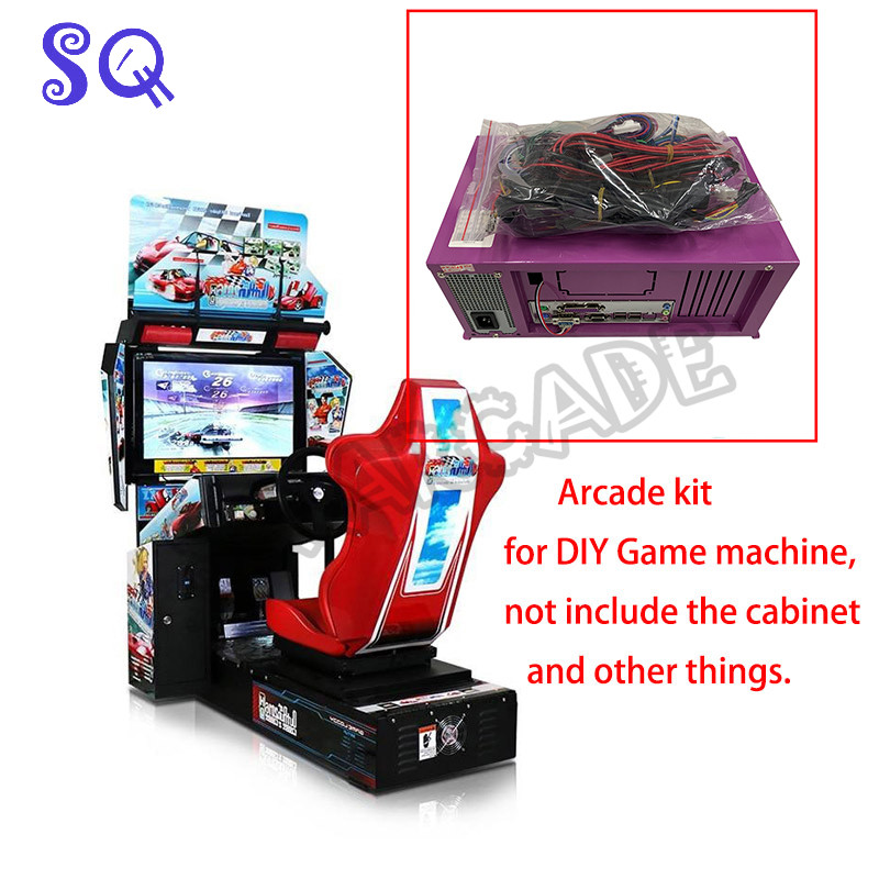 Jual YHS Arcade Racing Car Kit Outrun Coin Operated Arcade Machine ...