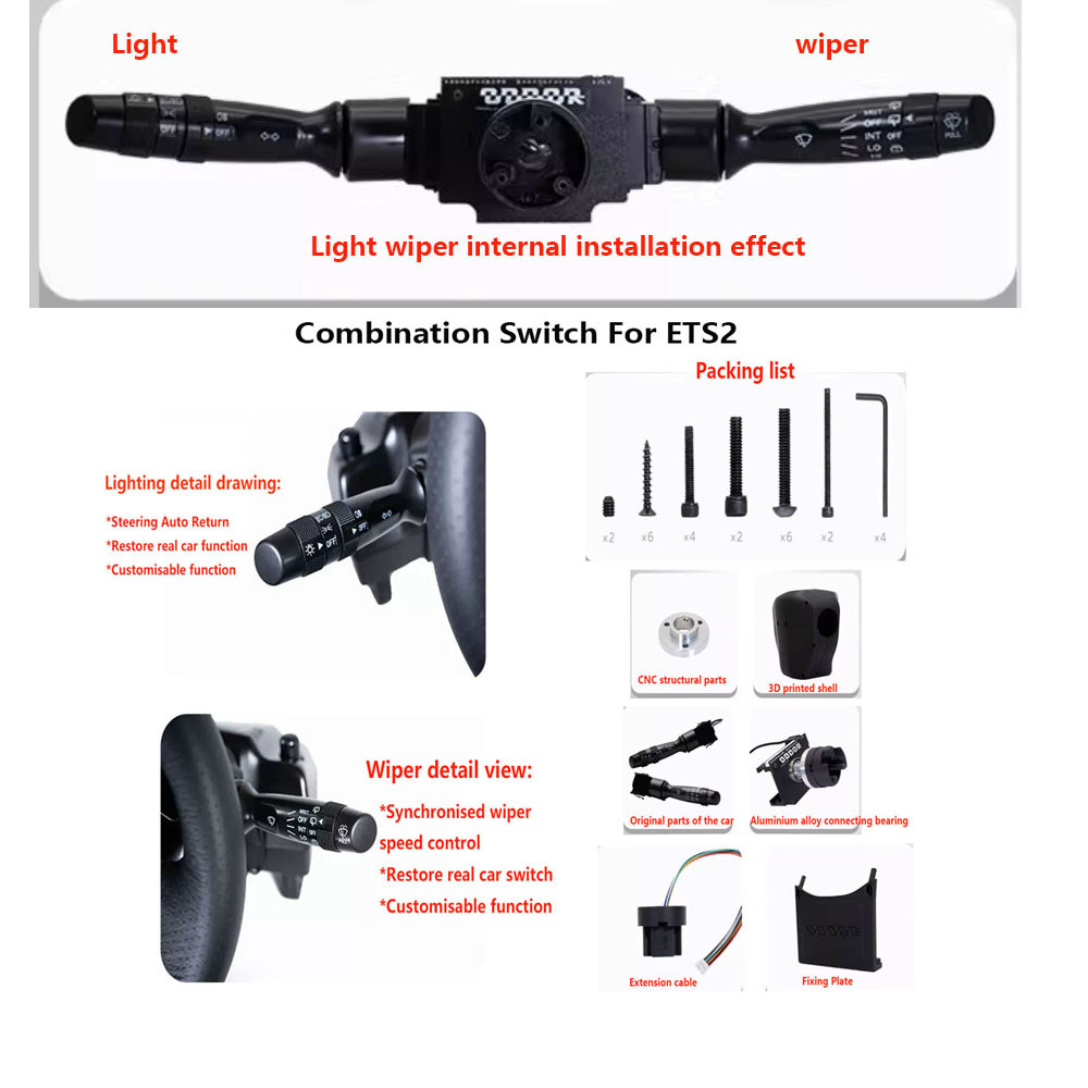 Jual YHS Turn Signal And Wiper Switch For Logitech G29 G920 G27 ...