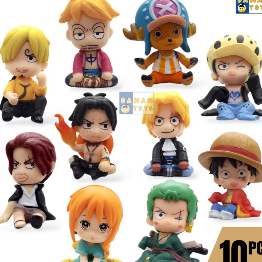 Jual One Piece Action Fure Luffy Han Na Zoro Chibi Et 10 | Shopee Indonesia