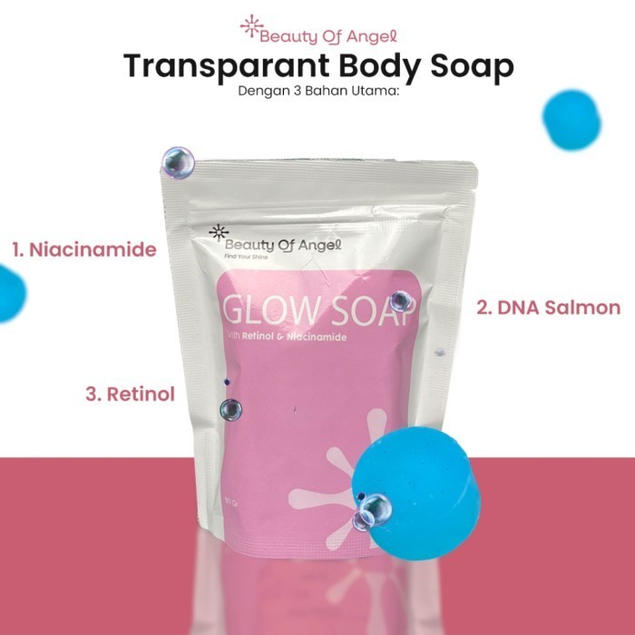 Jual ] BEAUTY OF ANGEL GLOW SOAP 40GR 3 PCS - BEAUTY OF ANGEL - SOAP ...