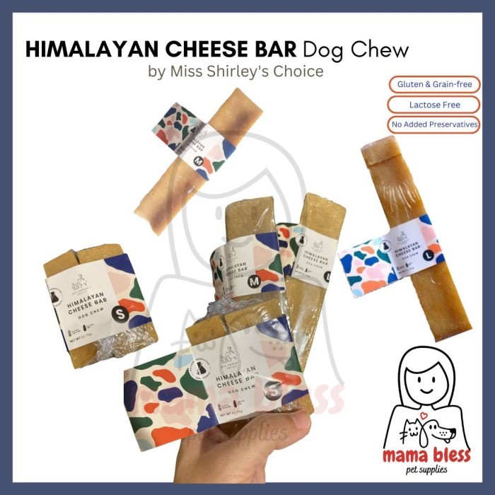 Jual Miss Shirley'S Choice Himalayan Cheese Bar Dog Chew Snack Anjing ...