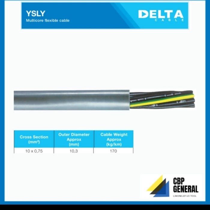 Jual Kabel Kontrol Ysly-Jz 5 X 0.75 Mm / Cable Control Ysly-Jz 5X0.75Mm ...