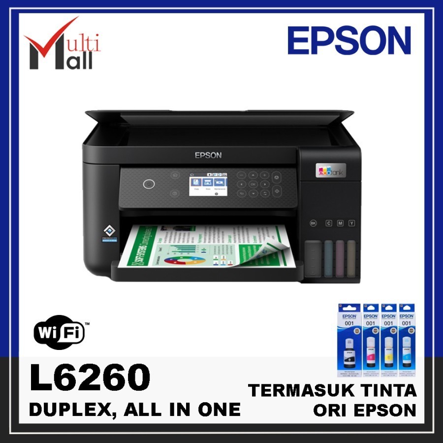 Jual Printer Epson L6260 Print Scan Copy All in One ADF Duplex Wifi ADF ...