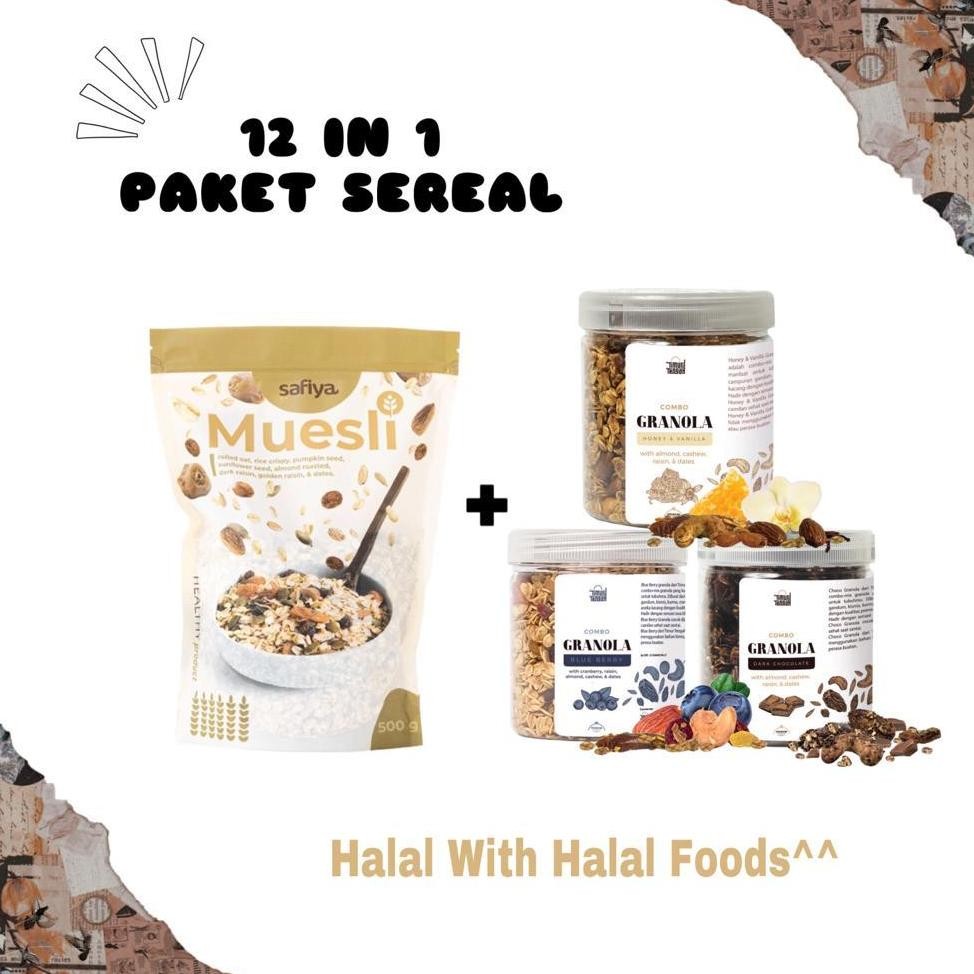 Jual Ereal Paet Mueli Gram Afiya Granola Atau 250 G Timur Tengah With ...
