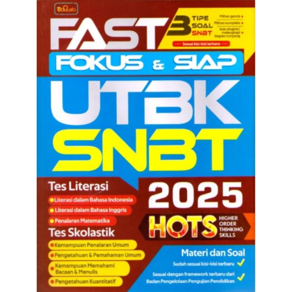 Jual Fast: Fokus & Siap UTBK-SNBT 2025 ( Tim Edulab ) | Shopee Indonesia