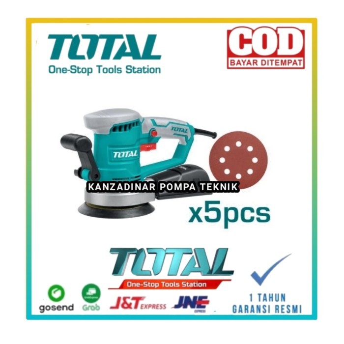 Jual MESIN AMPLAS LISTRIK BULAT PUTAR / ROTARY ORBITAL SANDER TF2041506 ...