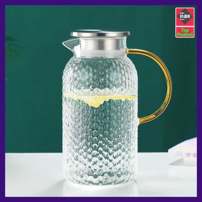 Jual TEKO TEH KACA TAHAN PANAS API BOROSILICATE GLASS PITCHER 1.8 LITER ...