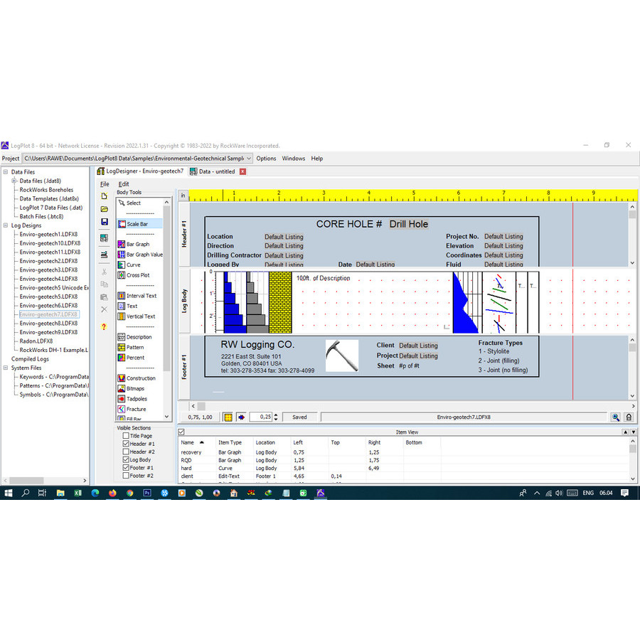 Jual RockWare LogPlot.8.2022.1 31.x32.x64 Working Bro | Shopee Indonesia