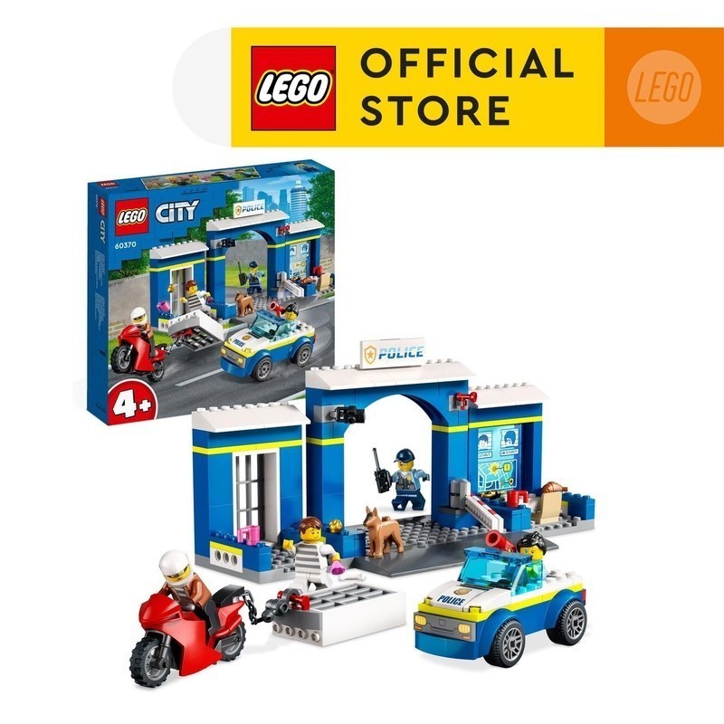 Jual LEGO City 60370 Police Station Chase Building Toy Set (172 Pieces ...