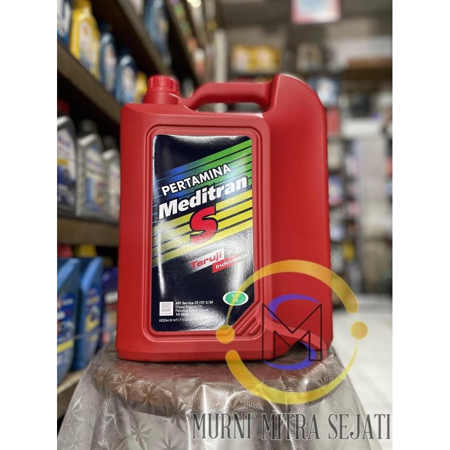 Jual Pertamina Meditran S-40 S40 SAE 40 Oli Diesel Engine Oil Galon 10 ...