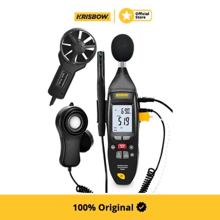 Jual krisbow alat ukur environment meter 5 in 1 pro | Shopee Indonesia