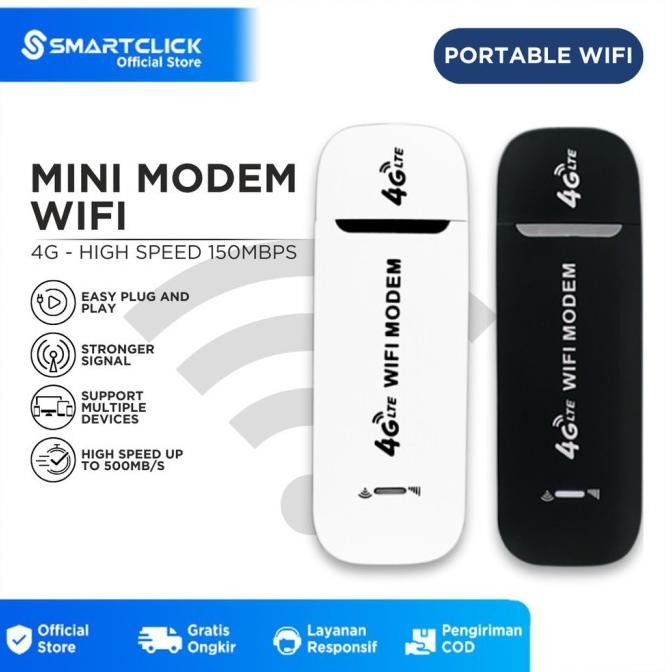 Jual Modem WIFI USB 4g All Operator LTE 500Mbps Mifi Travel Support 10 ...