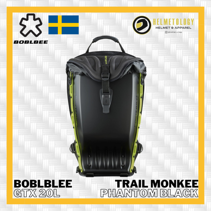 Jual Boblbee GTX20L Point65N Trail Monkee Phantom Black Boblebee Original Tas Biker Hard Shell ...