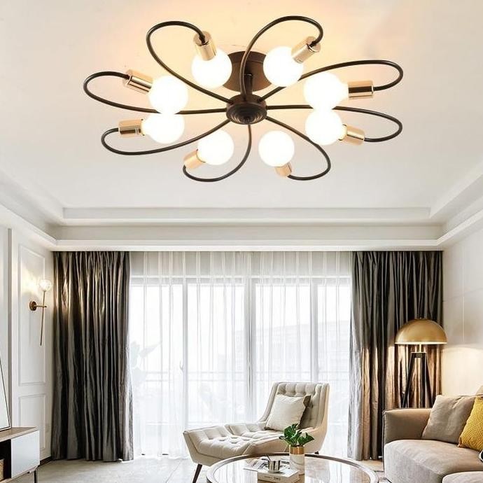 Jual INVENTAR LOKAL CODCHARLCOMY 3 WARNA LAMPU PLAFON LED LAMPU HIAS ...