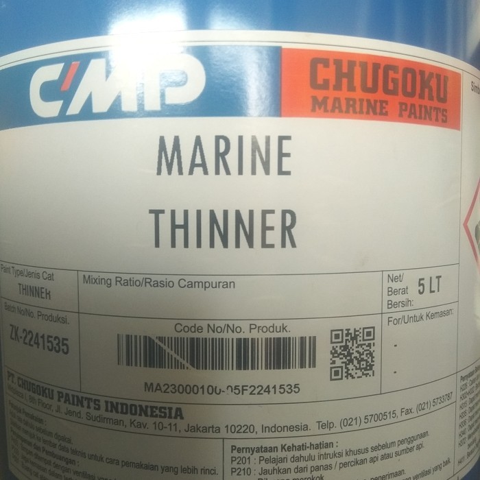 Jual THINER MARINE CMP ATAU SHIGOKU 5 LITER | Shopee Indonesia