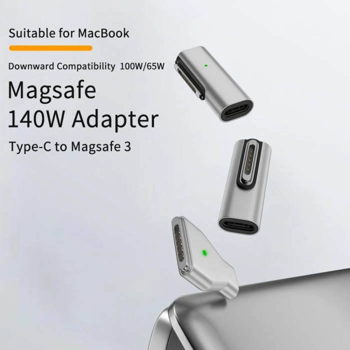 Jual HARGA DISC - 140W USB Type C PD to Magsafe 3 Magnetic Plug ...