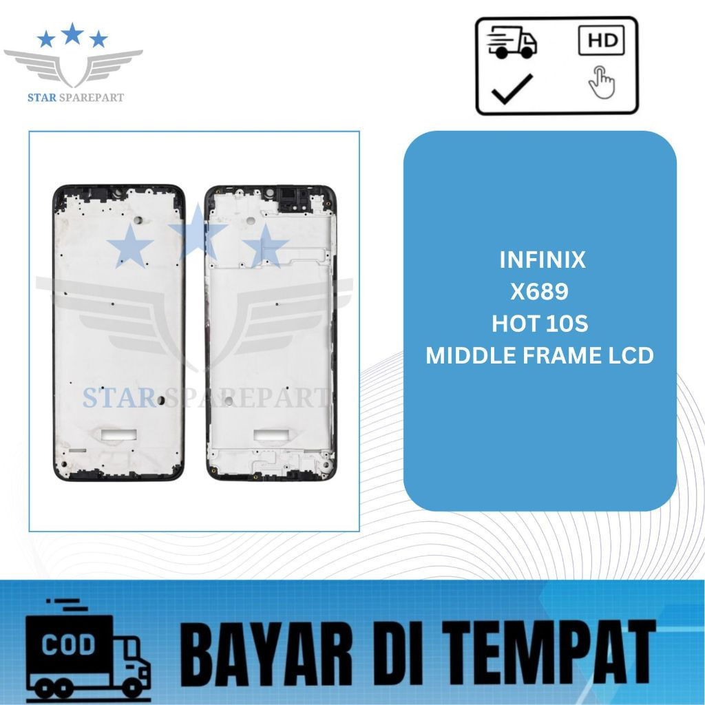 Jual MIDDLE FRAME LCD INFINIX X689 ( HOT 10S ) | Shopee Indonesia