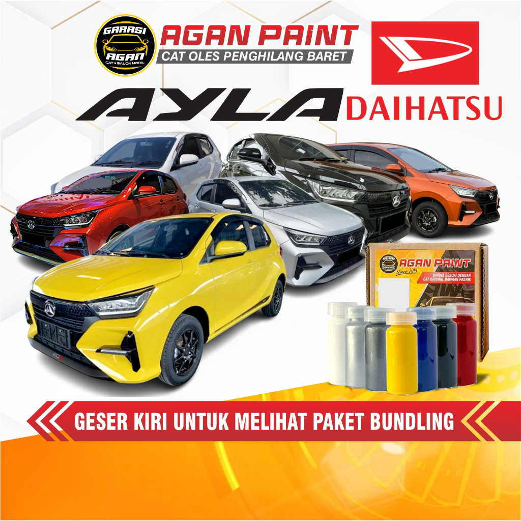 Jual GARASI AGAN Cat Penghilang Baret AYLA Cat Oles Daihatsu Ayla Cat ...