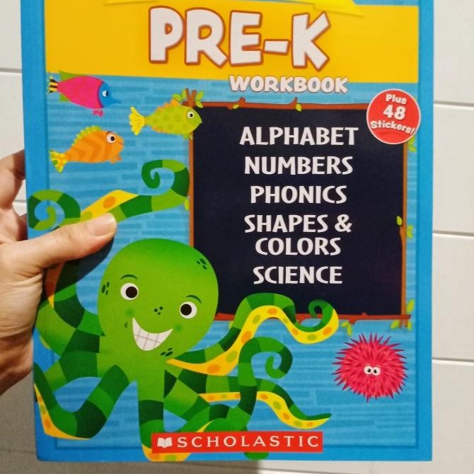 Jual Scholastic Workbook Pre K Grade 1 -2 Buku Workbook Anak Paud ...