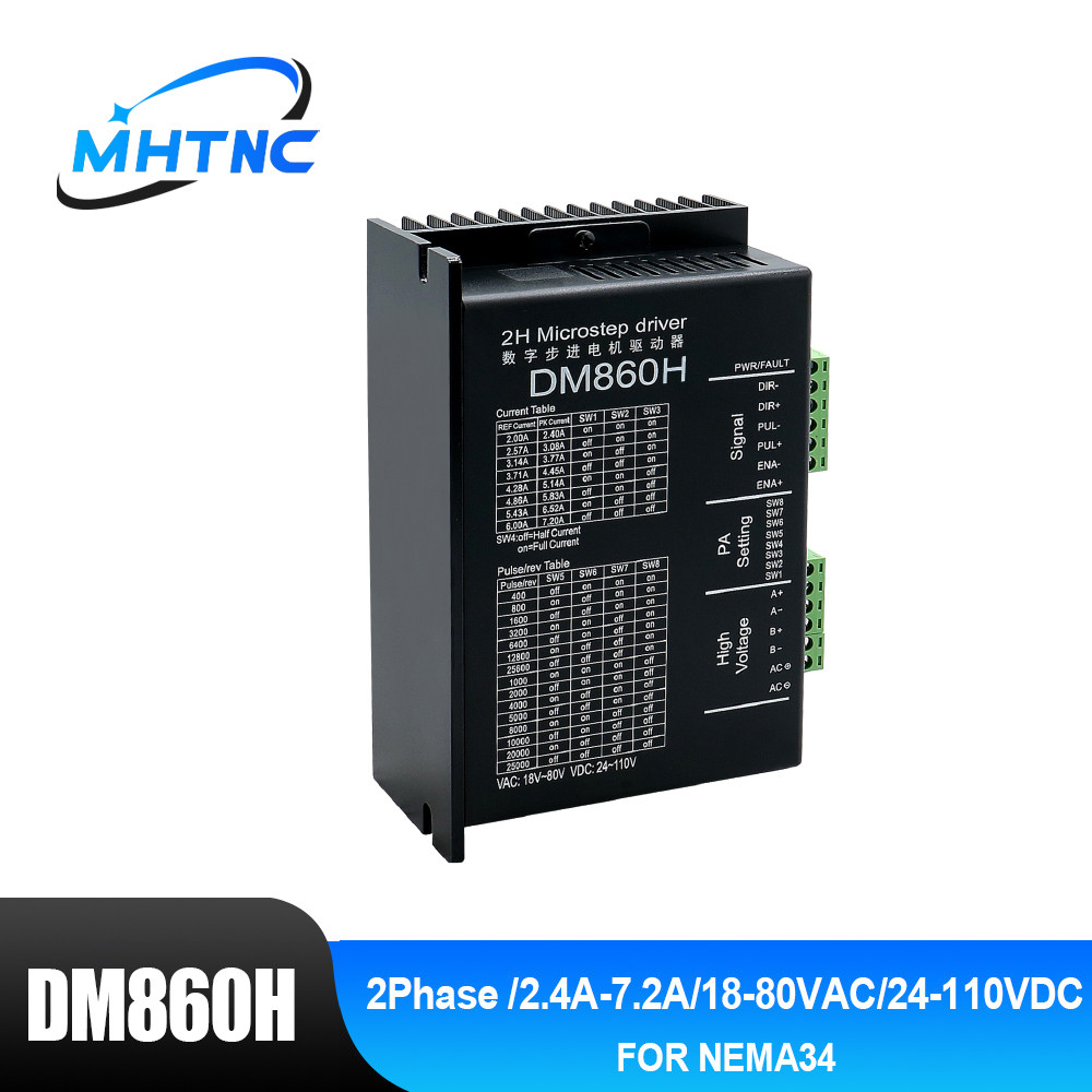 Jual HRN DM860H with fan High torque 2 phase 2.4A-7.2A AC 18~80V or DC ...