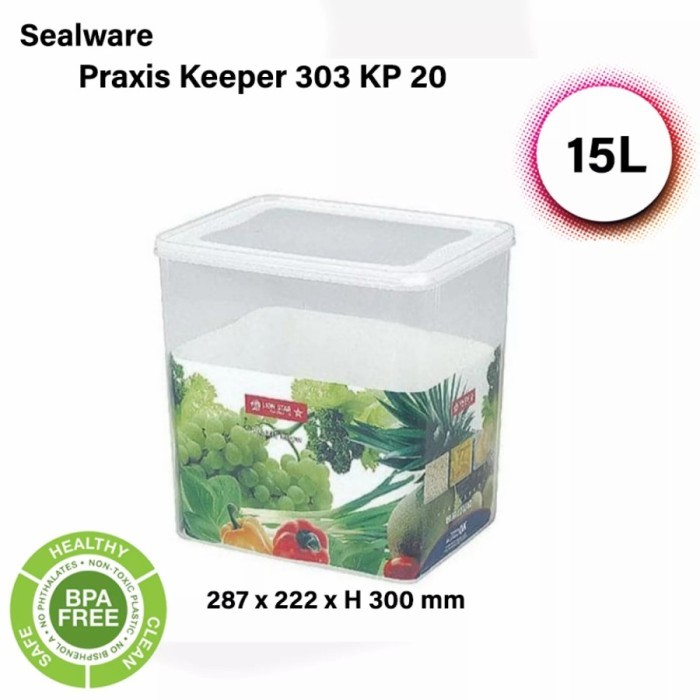 Jual LION STAR KP-20 PRAXIS KEEPER 303 15 LITER KOTAK 15L KP20 LIONSTAR ...