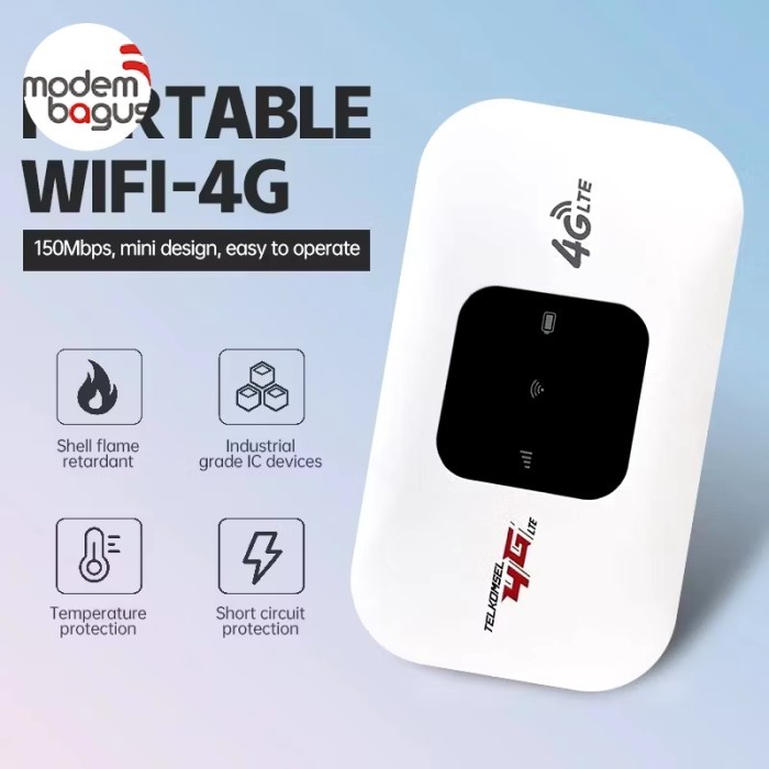 Jual Modem MiFi Hotspot 300Mbps Wireless Wifi Unlock All GSM | Shopee ...