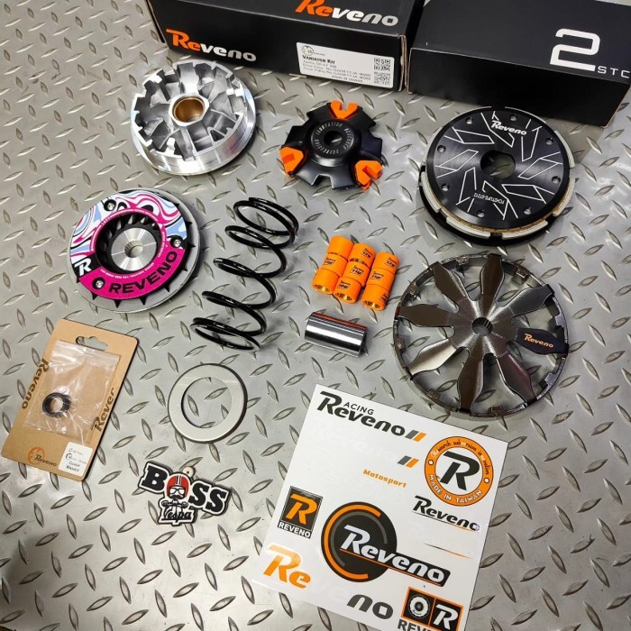 Jual NEW FULL KIT CVT REVENO CLUTCH VARIATOR FLYWHEEL VESPA GTS 150 ...