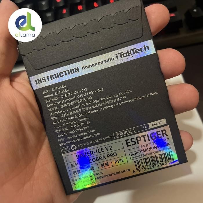 Jual Esports Tiger ICE Skates Mouse Feet Razer Cobra Pro Wireless ...