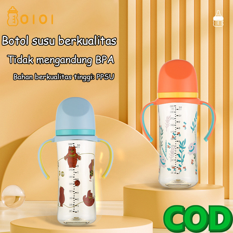 Jual NEW PROMO OIOI STORE - Botol Susu Ppsu 330ml Bpa Free Anti Pecah Tahan Panas Kualitas ...