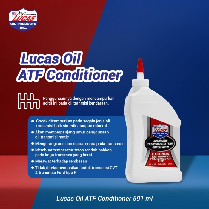 Jual LUCAS OIL ATF CONDITIONER / CAIRAN TRANSMISI MATIK EKS DISPLAY ...