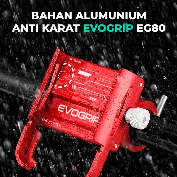 Jual Evogrip Eg80 Holder Hp Motor Besi Alumunium Stang Spion Tempat Dudukan Handphone Di Motor ...