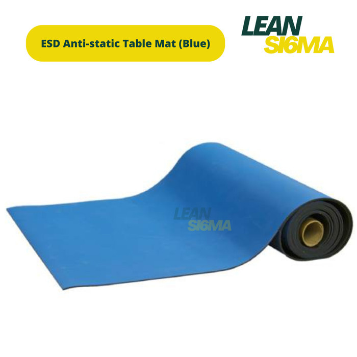 Jual ESD Anti Static Blue Table Mat 1M x 10M Karpet Biru ESD Alas Meja ...