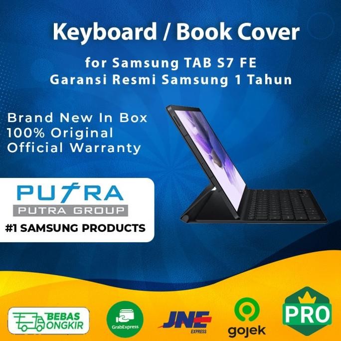 Jual (RESMI) BOOK COVER KEYBOARD SLIM TAB S7 FE KEYBOARD ORIGINAL ...