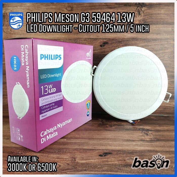 Jual PHILIPS LED Downlight 59464 Meson 13W 4.5inch 125 Gen 3 | Shopee Indonesia