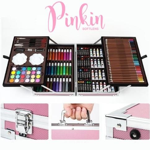 Jual CRAYON ART SET KOPER CRAYON MEWARNAI ANAK ALAT LUKIS SEKOLAH 145 ...