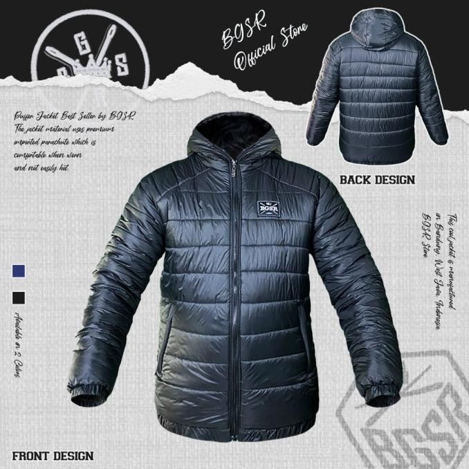 Jual JAKET PRIA TEBAL WINDBREAKER TOURING SUNMORI MOTOR VESPA PUFFER BGSR ORIGINAL DAN ...