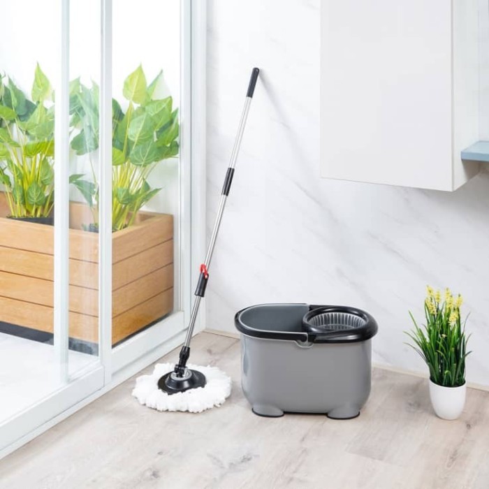 Jual TATAY - FULL SET ALAT PEL PUTAR / TWISTER MOP BUCKET STICK REFILL ...