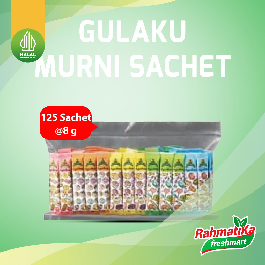 Jual GulaKu Murni Gula Sachet 125 x 8 gr (1 Kg) | Shopee Indonesia
