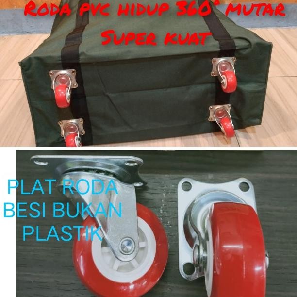 Jual Ta Roda Jumbo Ta Belanja Anva Teal Jumbo 605822 Cm Anti Air ...