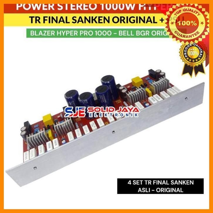 Jual [SJE] POWER BLAZER HYPER PRO STEREO 1000W PLUS PSU TR SANKEN ASLI BELL BGR | Shopee Indonesia