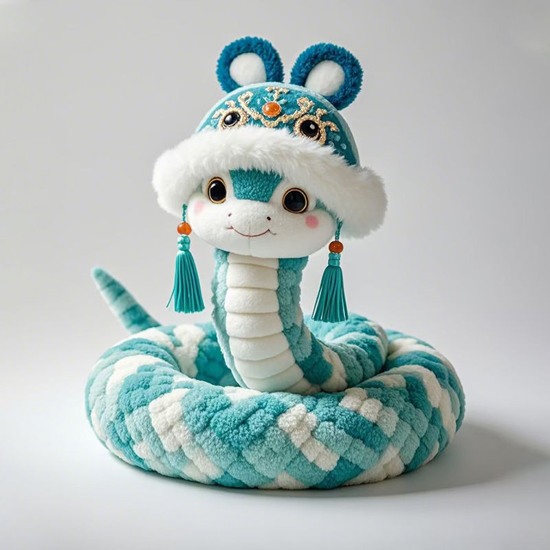 Jual Boneka Plush Tahun Ular Zodiak Maskot Keberuntungan Mainan Gaya ...