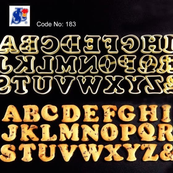 Jual CETAKAN HURUF ALPHABET ABC / CETAKAN SIN LIAN/ CETAKAN HURUF ACUAN ...