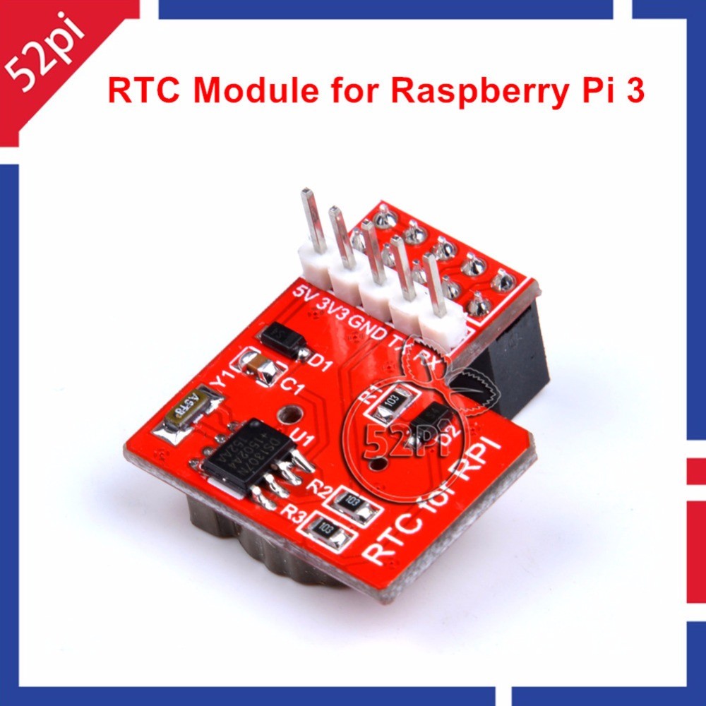 Jual BEST 52Pi Original I2C RTC DS1307 High Precision RTC Module Real ...