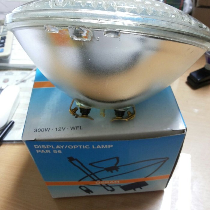 Jual Lampu Hologen Osram Par56 12v 300w WFL Lampu Kolam Renang/swiming ...